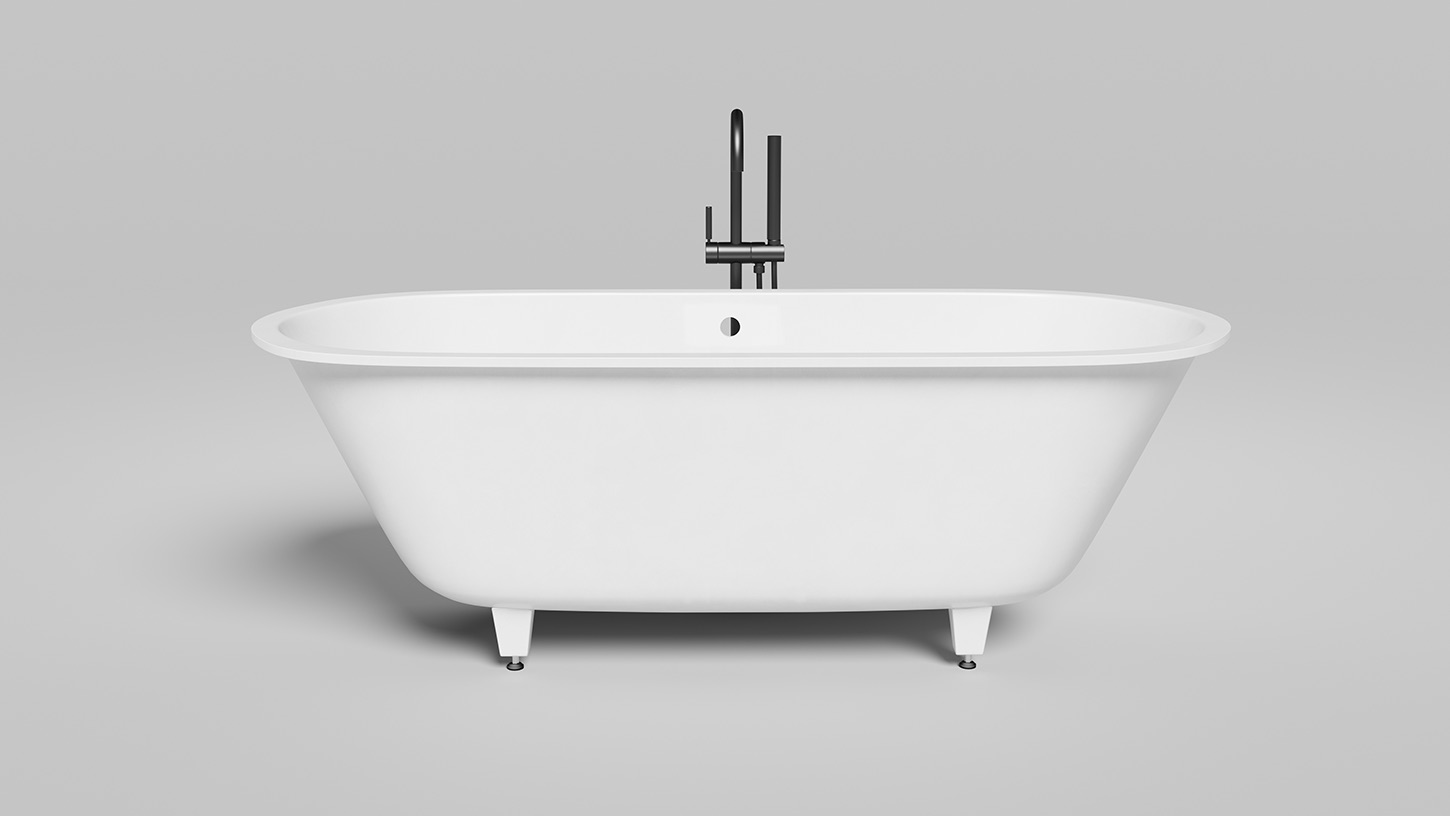 Встраиваемая ванна ORNELLA AXIS 180x80 от производителя - SALINI